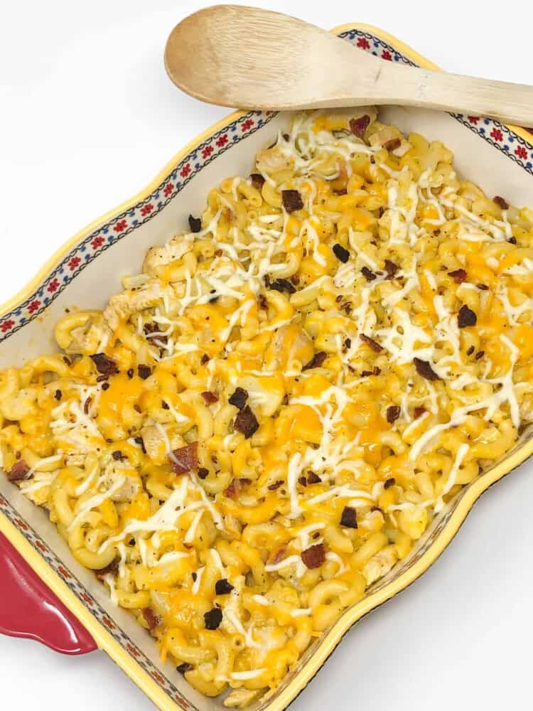 Chicken Bacon Ranch Mac and Cheese | Lauren Fit Foodie