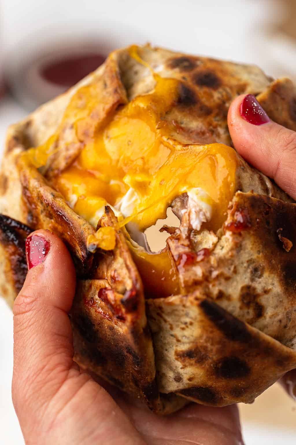 Jammin' Breakfast Crunch Wrap! | Lauren Fit Foodie