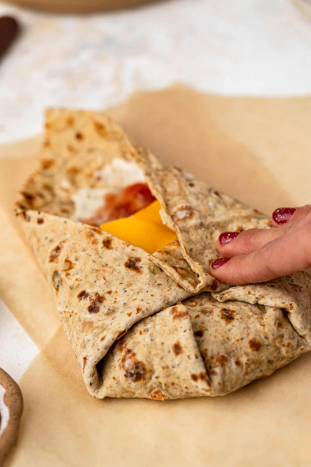 Jammin' Breakfast Crunch Wrap! | Lauren Fit Foodie