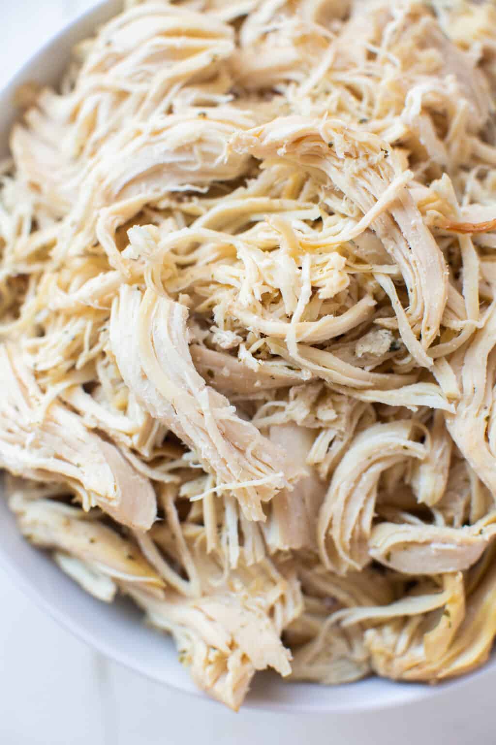 Basic Shredded Chicken (Crock-Pot or Stovetop) | Lauren Fit Foodie