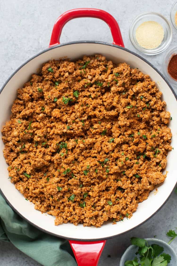 Mexican Ground Turkey Taco Meat (15-minute) | Lauren Fit Foodie