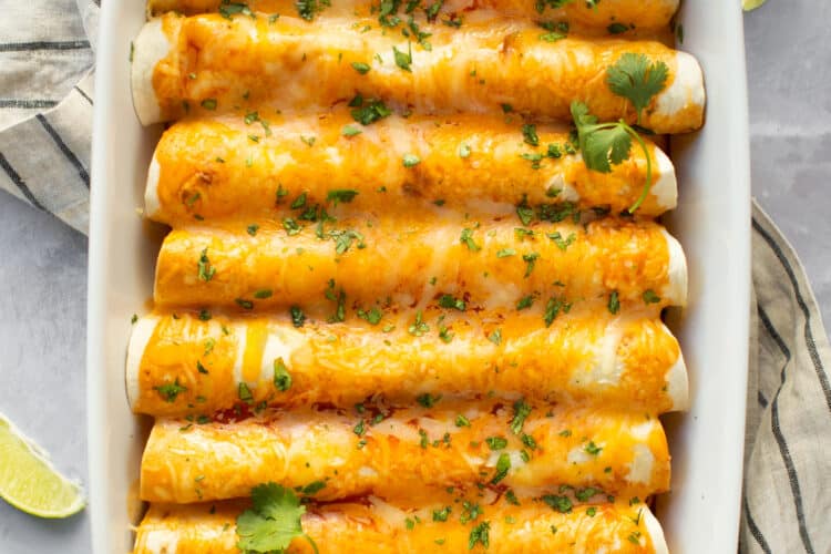 Skinny Chicken Enchiladas | Lauren Fit Foodie