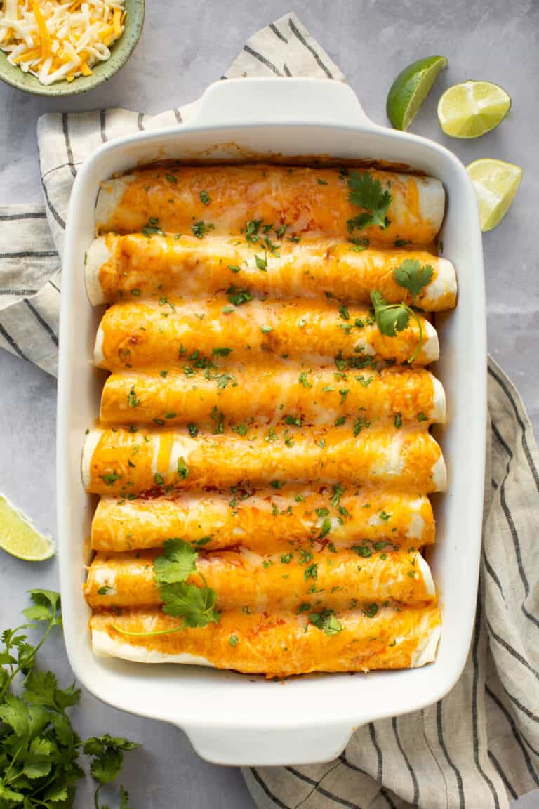 Skinny Chicken Enchiladas