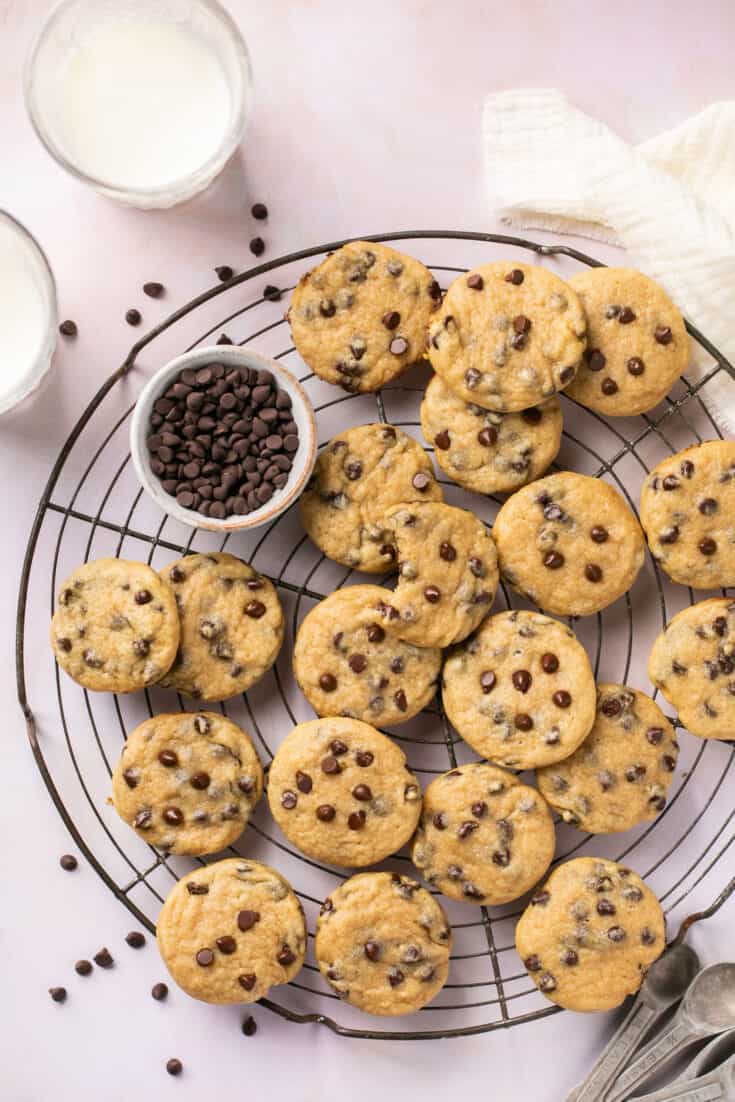 Healthy Vegan Chocolate Chip Cookies (Chewy Chips Ahoy Copycat ...