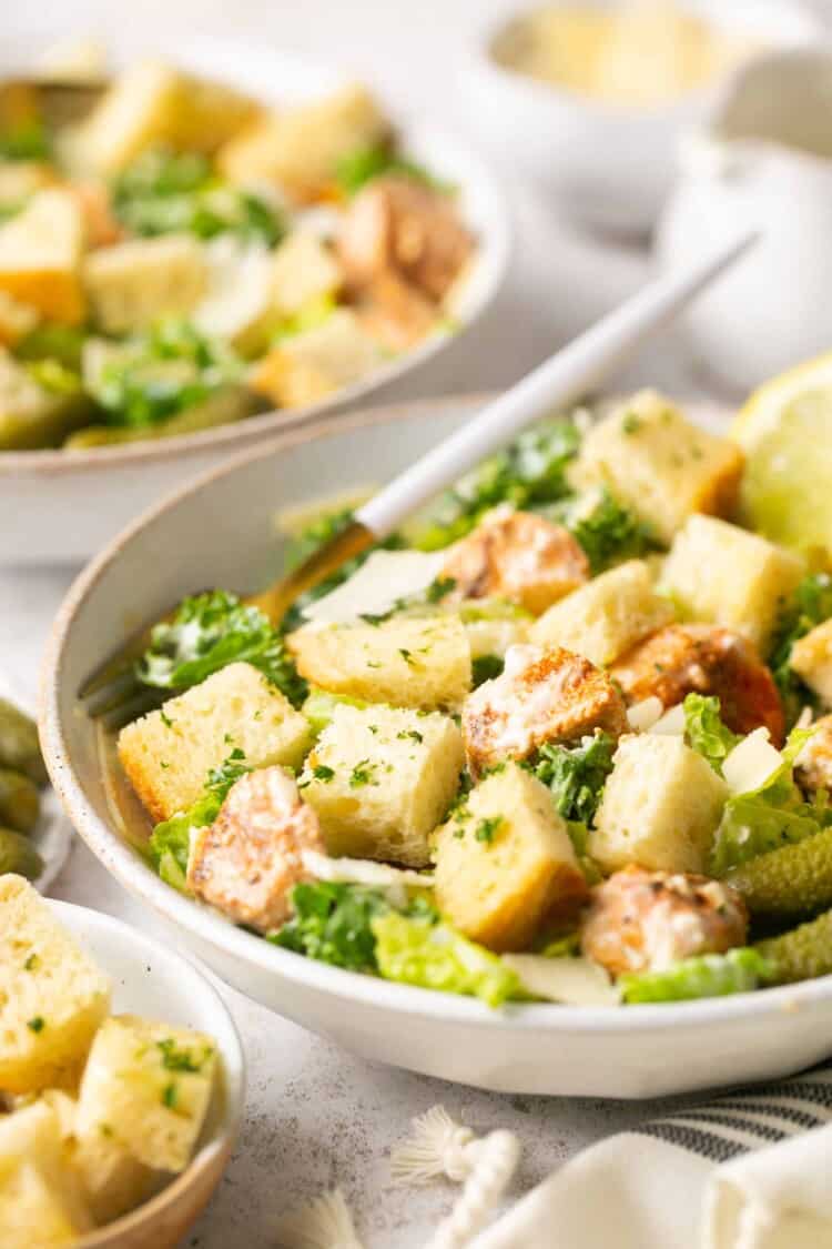 Healthy Chicken Caesar Salad Recipe