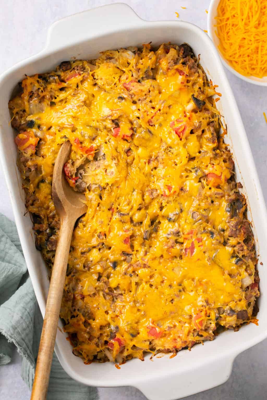 Cheeseburger Spaghetti Squash Casserole (Low Carb + Low Calorie ...