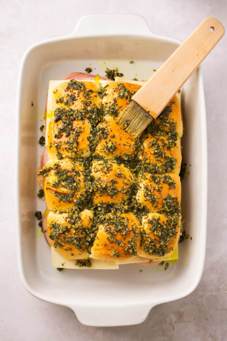 Healthy Ham and Cheese Sliders (High Protein) | Lauren Fit Foodie