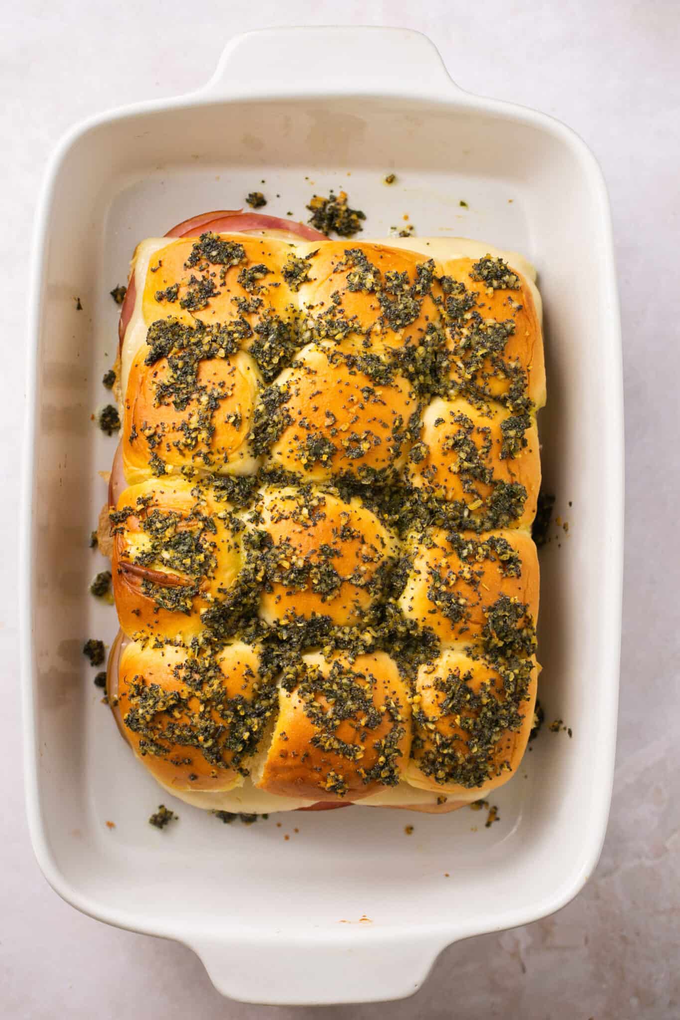 Healthy Ham and Cheese Sliders (High Protein) | Lauren Fit Foodie