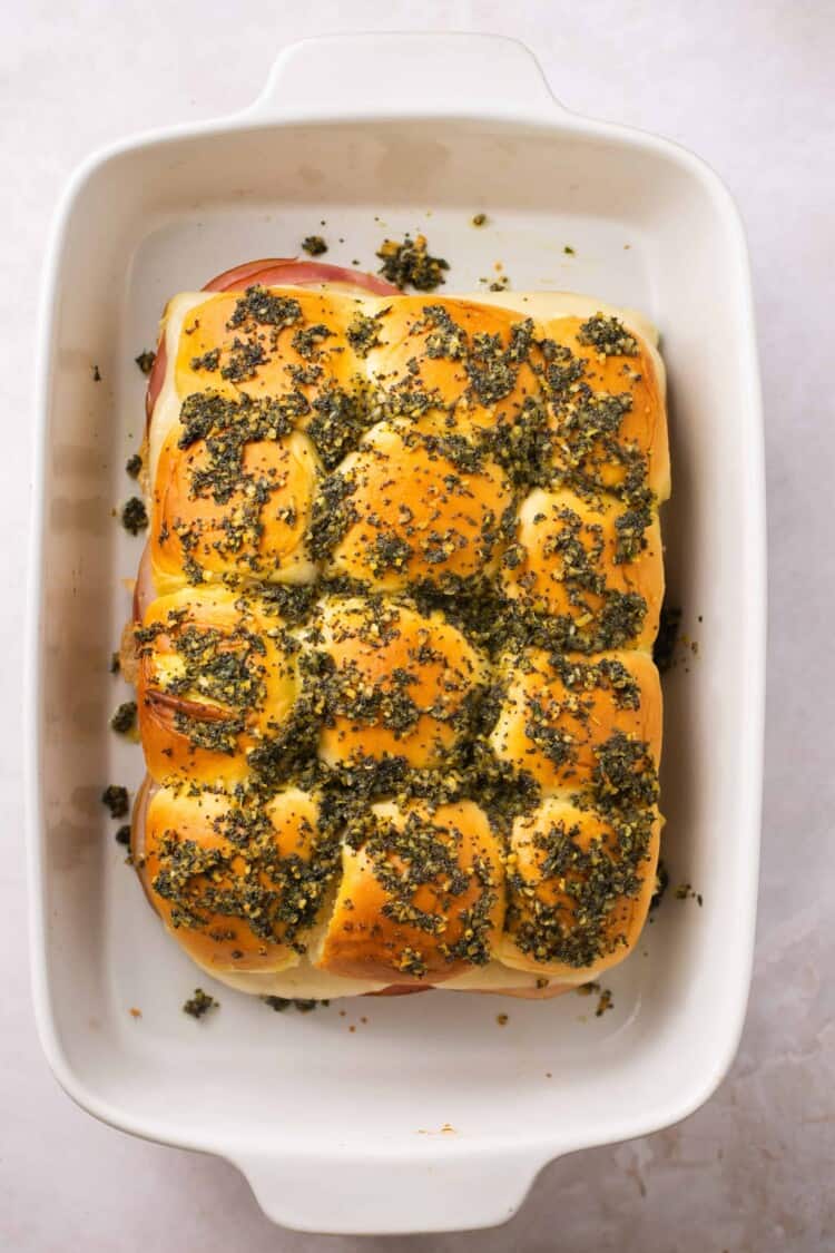 Healthy Ham and Cheese Sliders (High Protein) | Lauren Fit Foodie