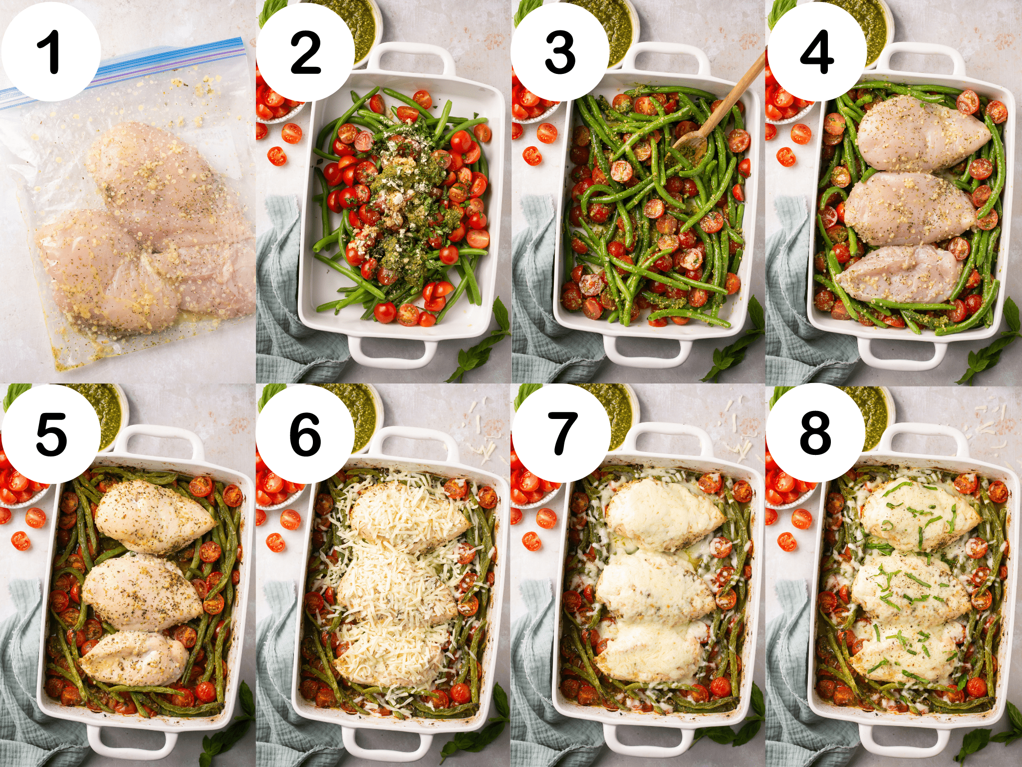 Easy Baked Chicken Pesto Recipe | Lauren Fit Foodie