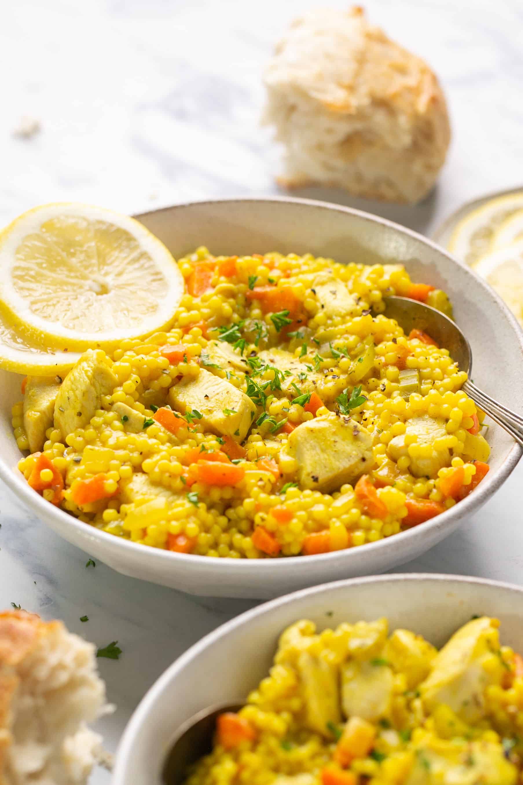 Lemon Ginger Chicken Soup (One Pot, Anti-inflammatory) | Lauren Fit Foodie