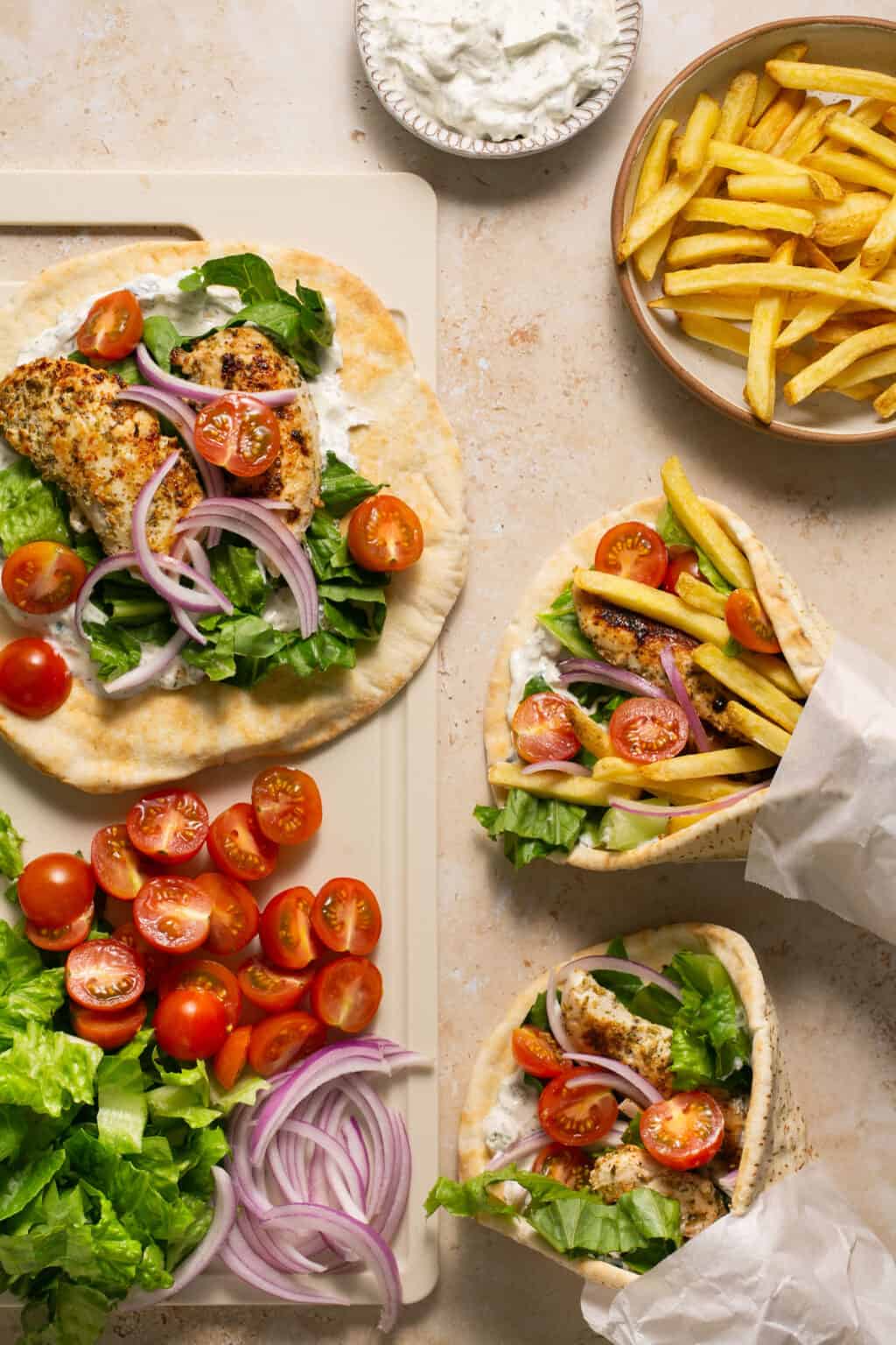 Quick and Easy Healthy Chicken Gyros | Lauren Fit Foodie