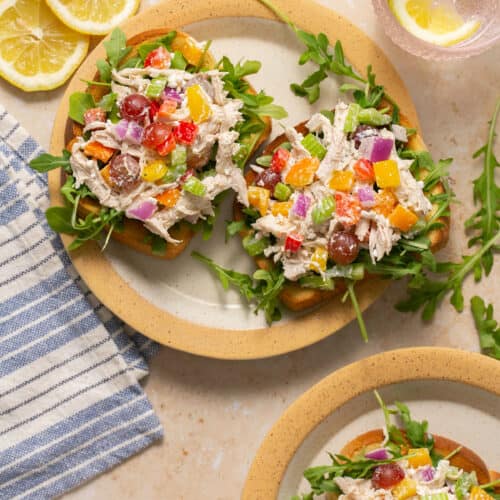 Easy Apple Pecan Chicken Salad Recipe Lauren Fit Foodie