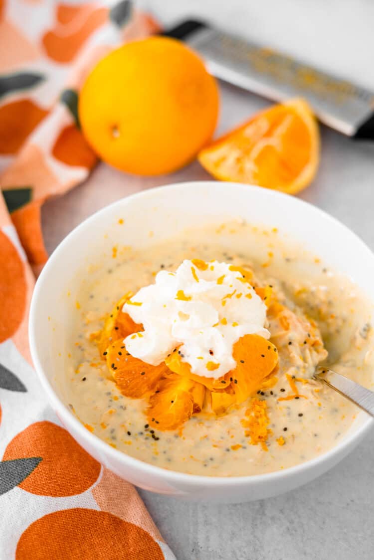 Orange Creamsicle Overnight Oats | Lauren Fit Foodie