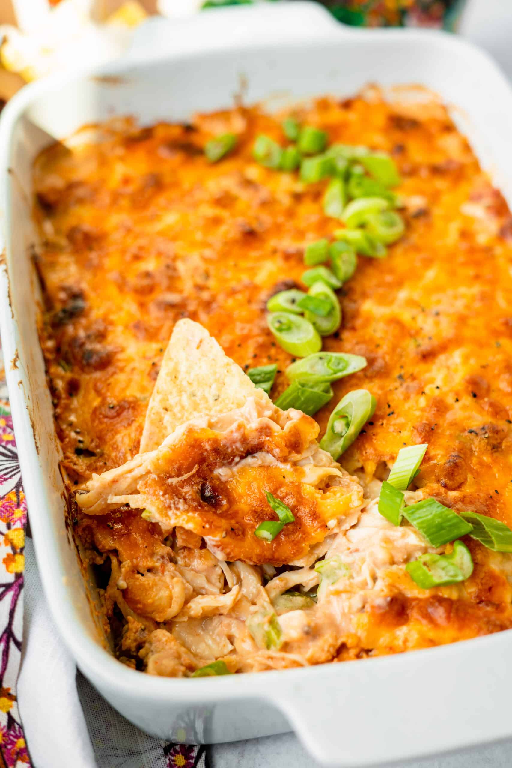 Creamy Mexican Shredded Chicken Dip (High Protein!) | Lauren Fit Foodie