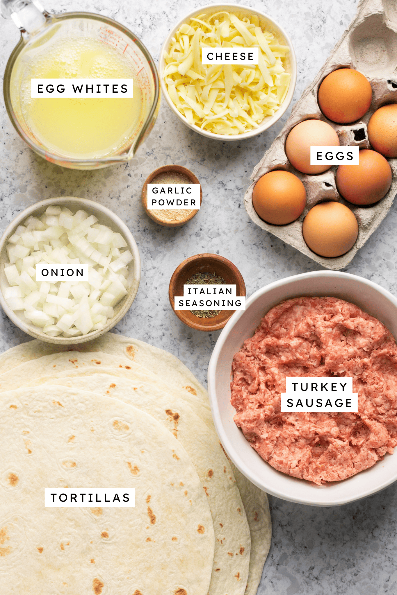 Healthy Breakfast Burritos (Easy Meal Prep) | Lauren Fit Foodie