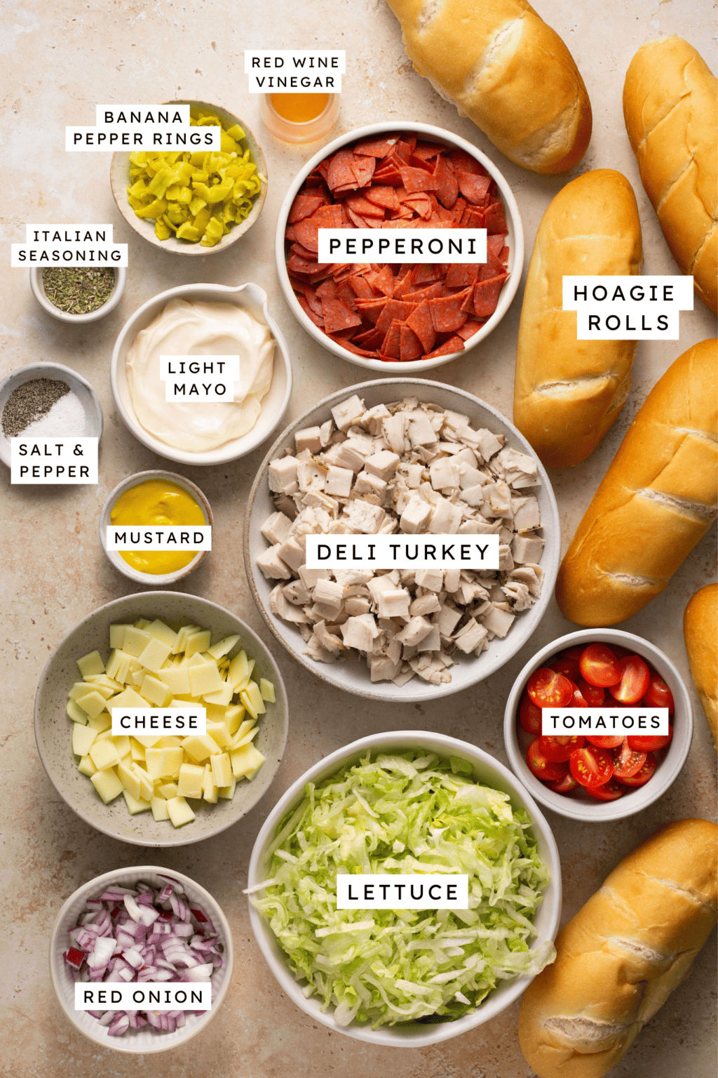 Viral Italian Grinder Sandwich (Chopped Sub Salad) | Lauren Fit Foodie