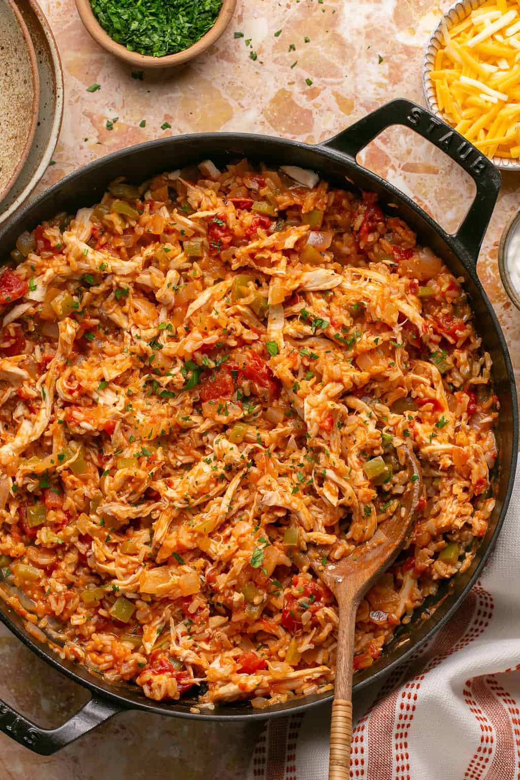 30-Minute Spanish Chicken and Rice (One-Skillet) | Lauren Fit Foodie