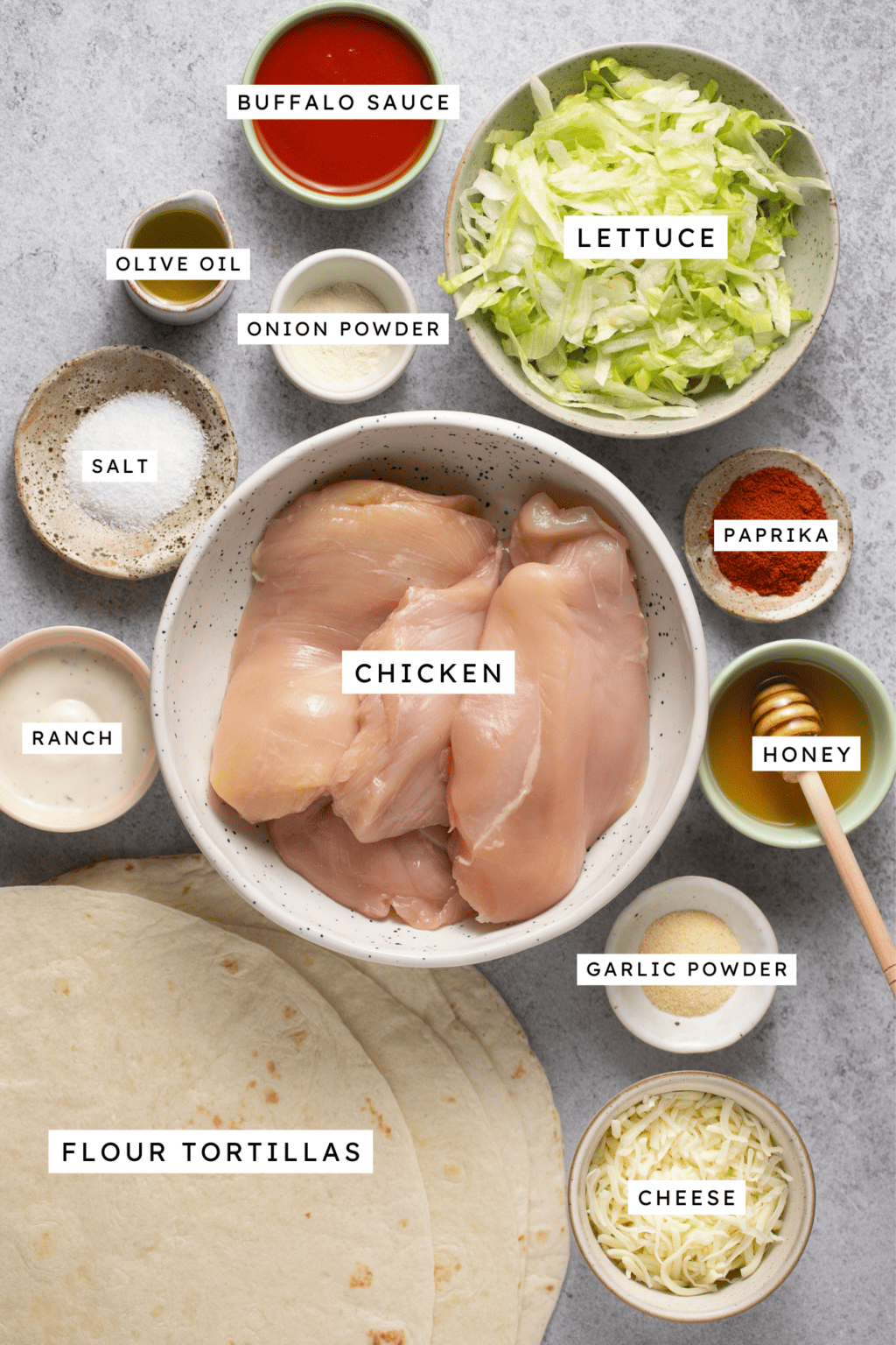 10-Minute Buffalo Chicken Ranch Wrap Recipe (Best Lunch!) | Lauren Fit ...