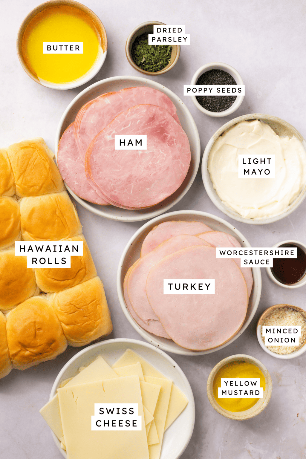 Healthy Ham and Cheese Sliders (High Protein) | Lauren Fit Foodie