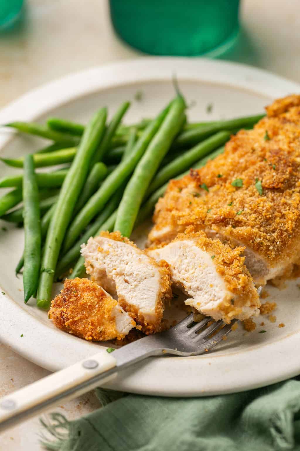 3-Ingredient Meal Prep Breaded Chicken (No Egg) | Lauren Fit Foodie