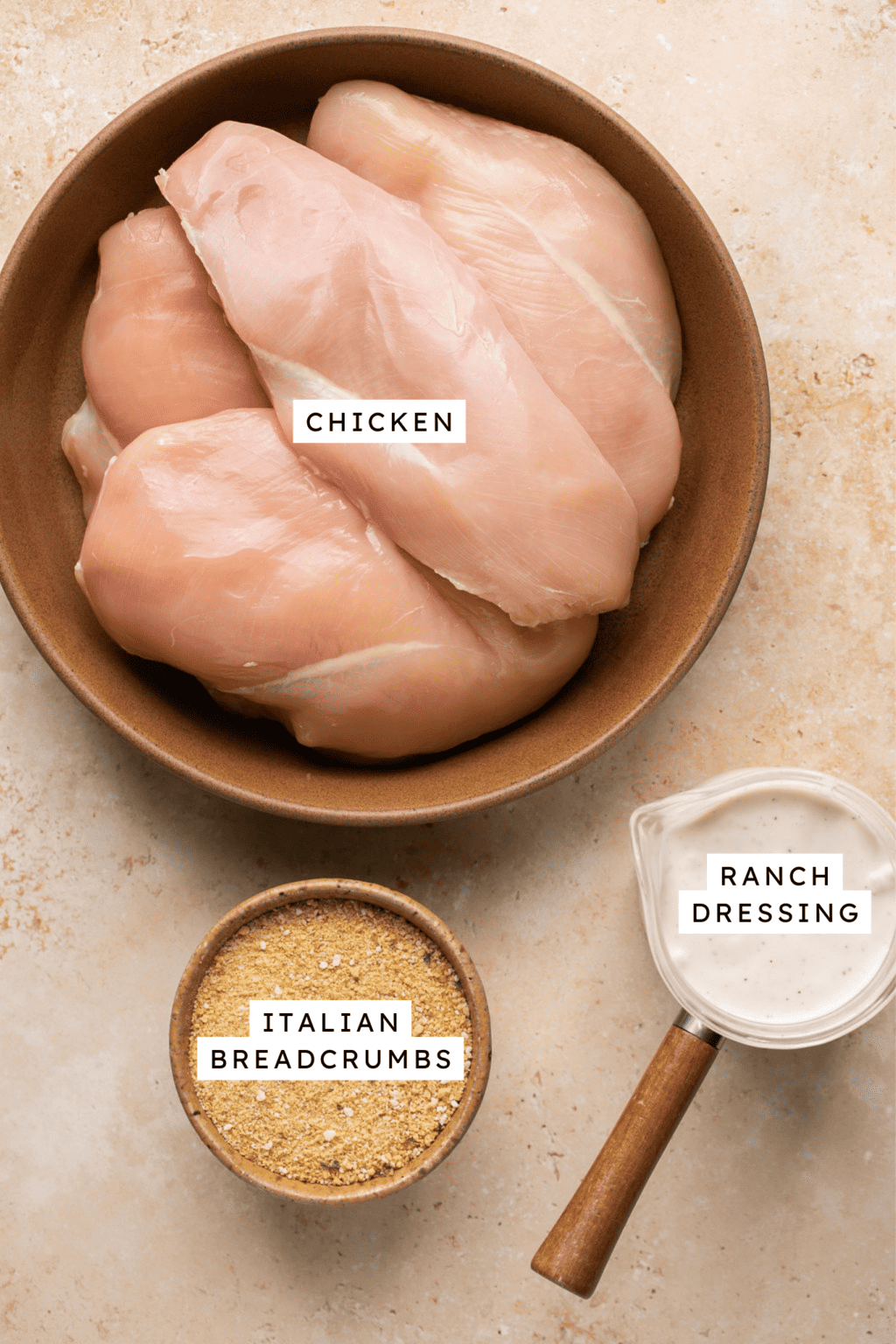 3-Ingredient Meal Prep Breaded Chicken (No Egg) | Lauren Fit Foodie