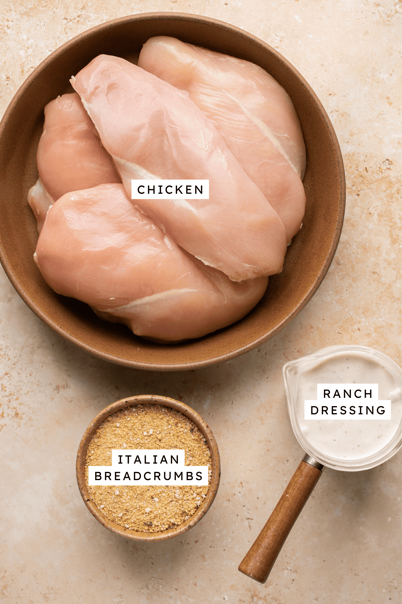3-Ingredient Meal Prep Breaded Chicken (No Egg) | Lauren Fit Foodie
