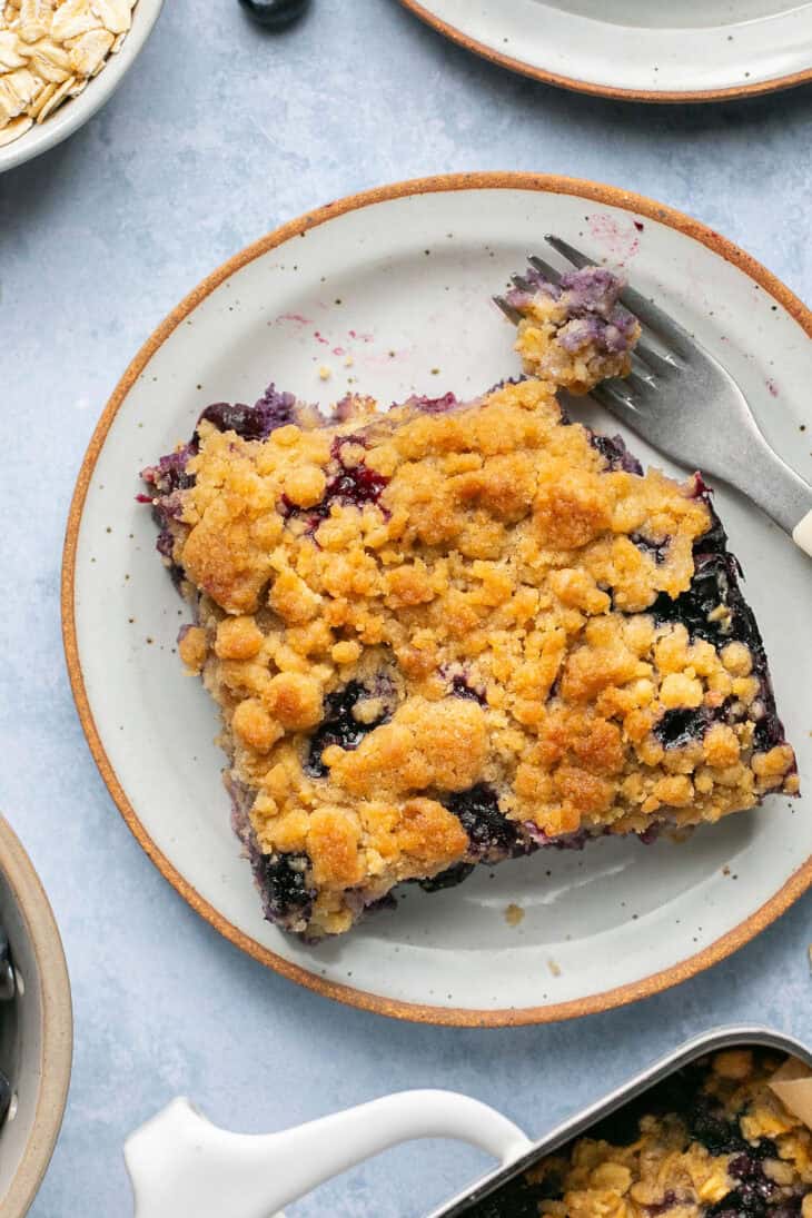Blueberry Muffin Baked Oatmeal | Lauren Fit Foodie