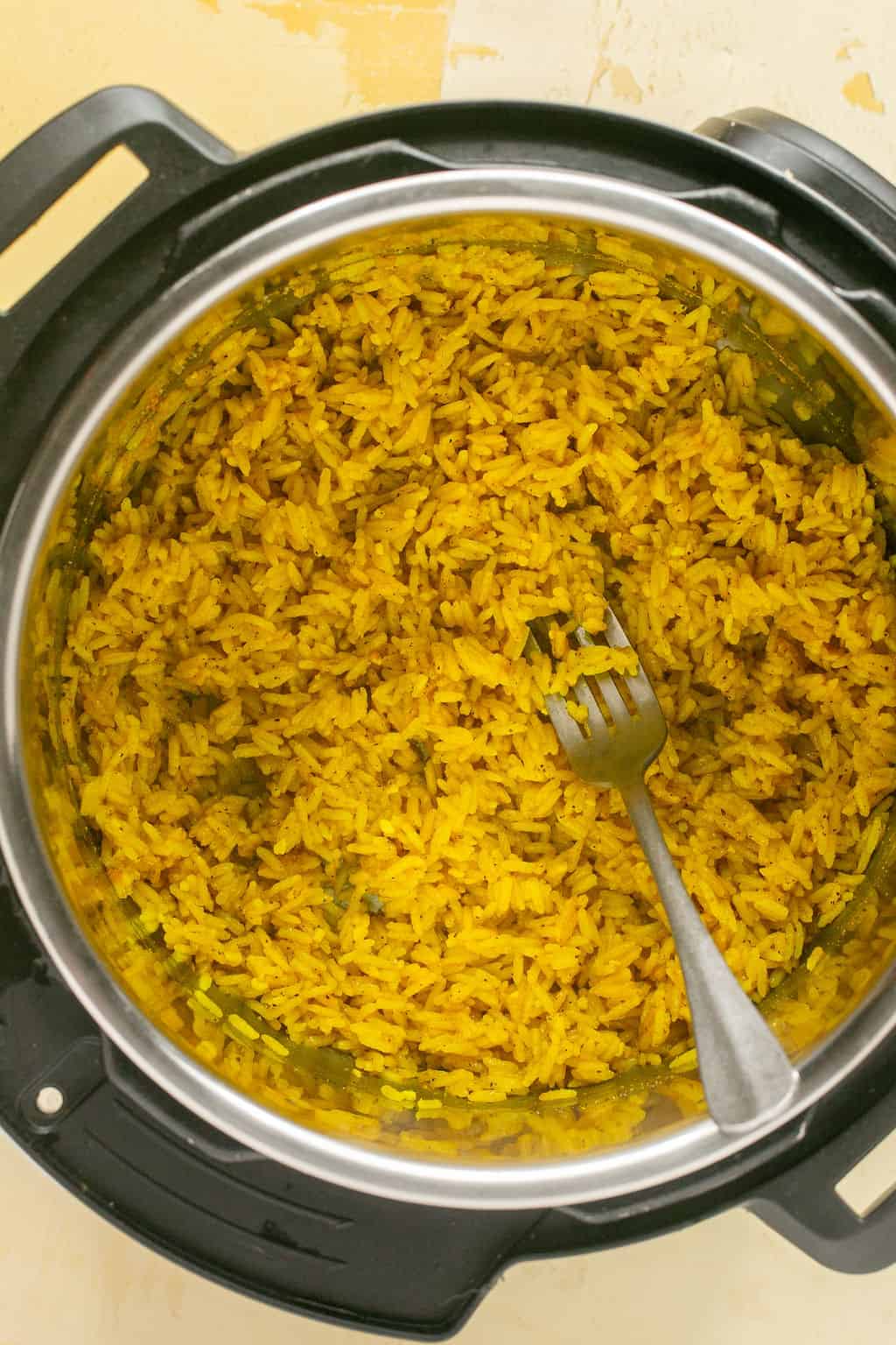 Instant Pot Yellow Rice Recipe (20-Minute) | Lauren Fit Foodie