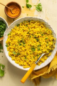 Instant Pot Yellow Rice Recipe (20-Minute) | Lauren Fit Foodie