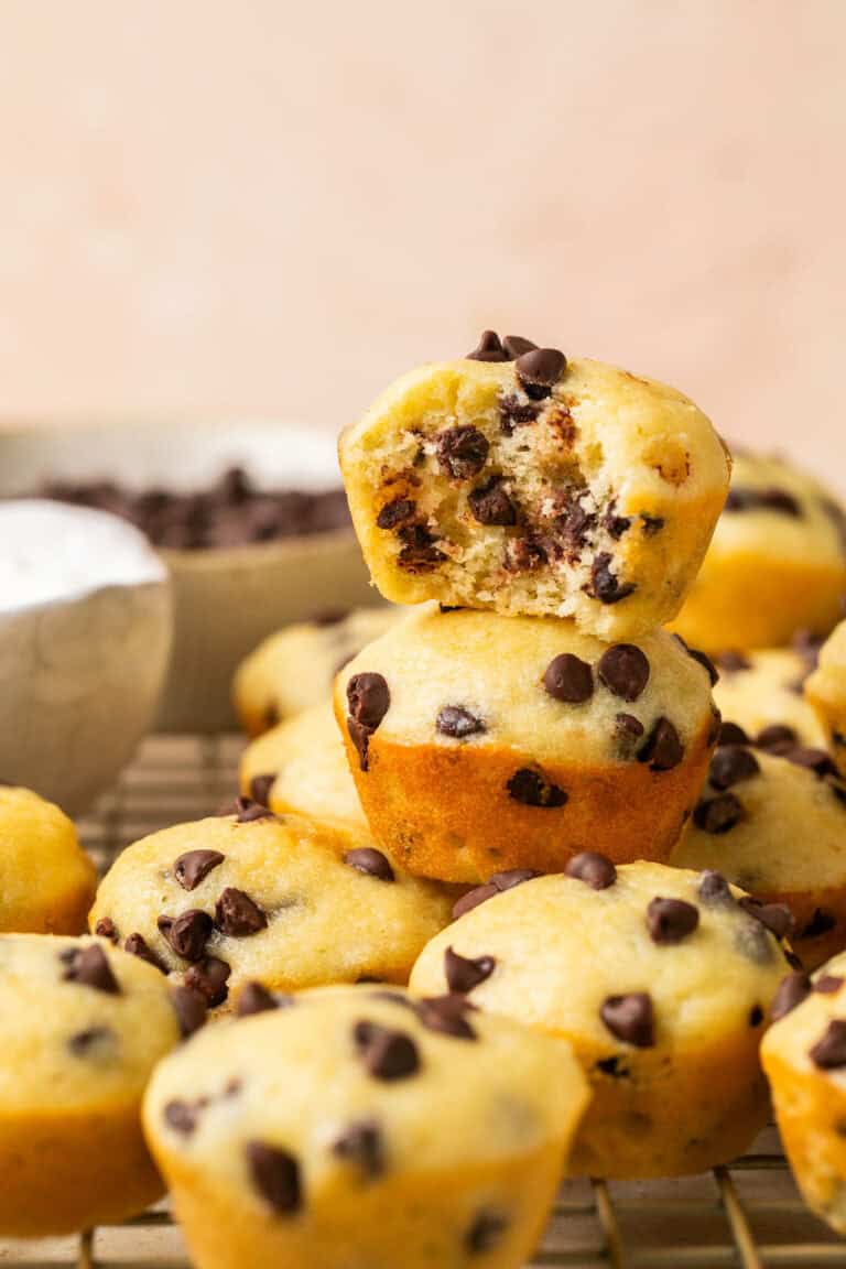 Chocolate Chip Mini Muffins (Little Bites Copycat) | Lauren Fit Foodie