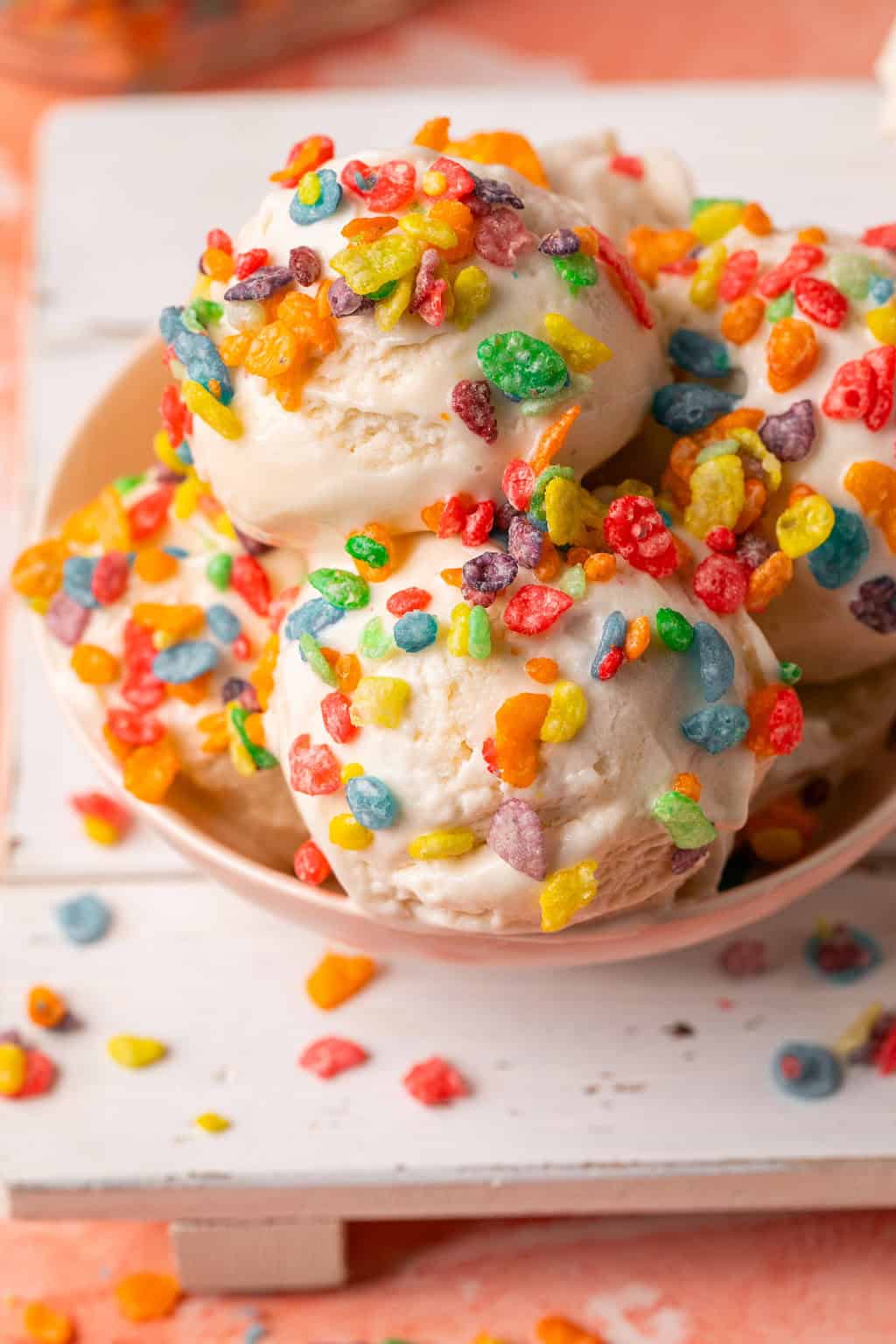 Ninja Creami Fruity Pebbles Ice Cream | Lauren Fit Foodie