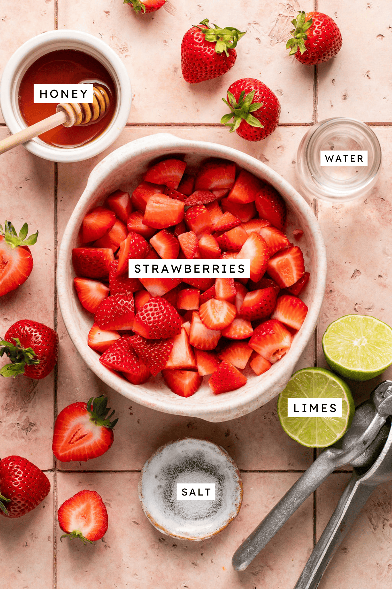 Ninja Creami Strawberry Sorbet (Only 3 Ingredients!) | Lauren Fit Foodie