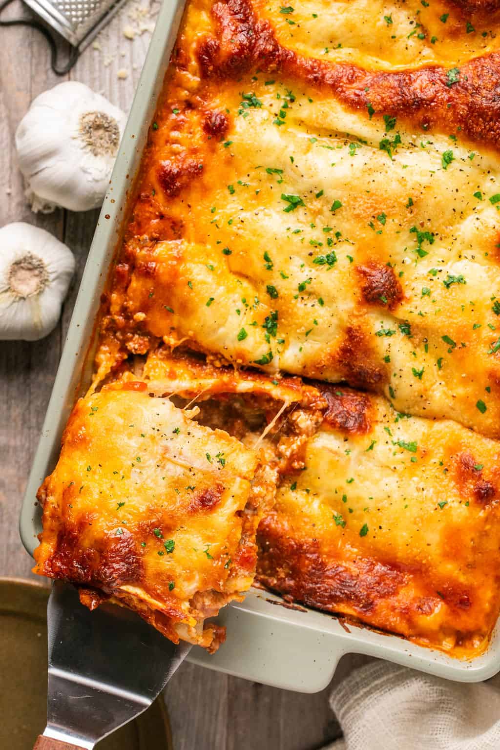 Cottage Cheese Lasagna (with Oven-Ready Noodles) | Lauren Fit Foodie