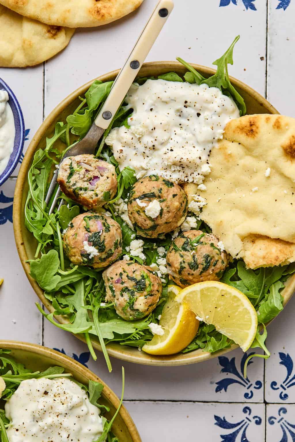 Spinach Feta Turkey Meatballs (30-Minute, High Protein) | Lauren Fit Foodie