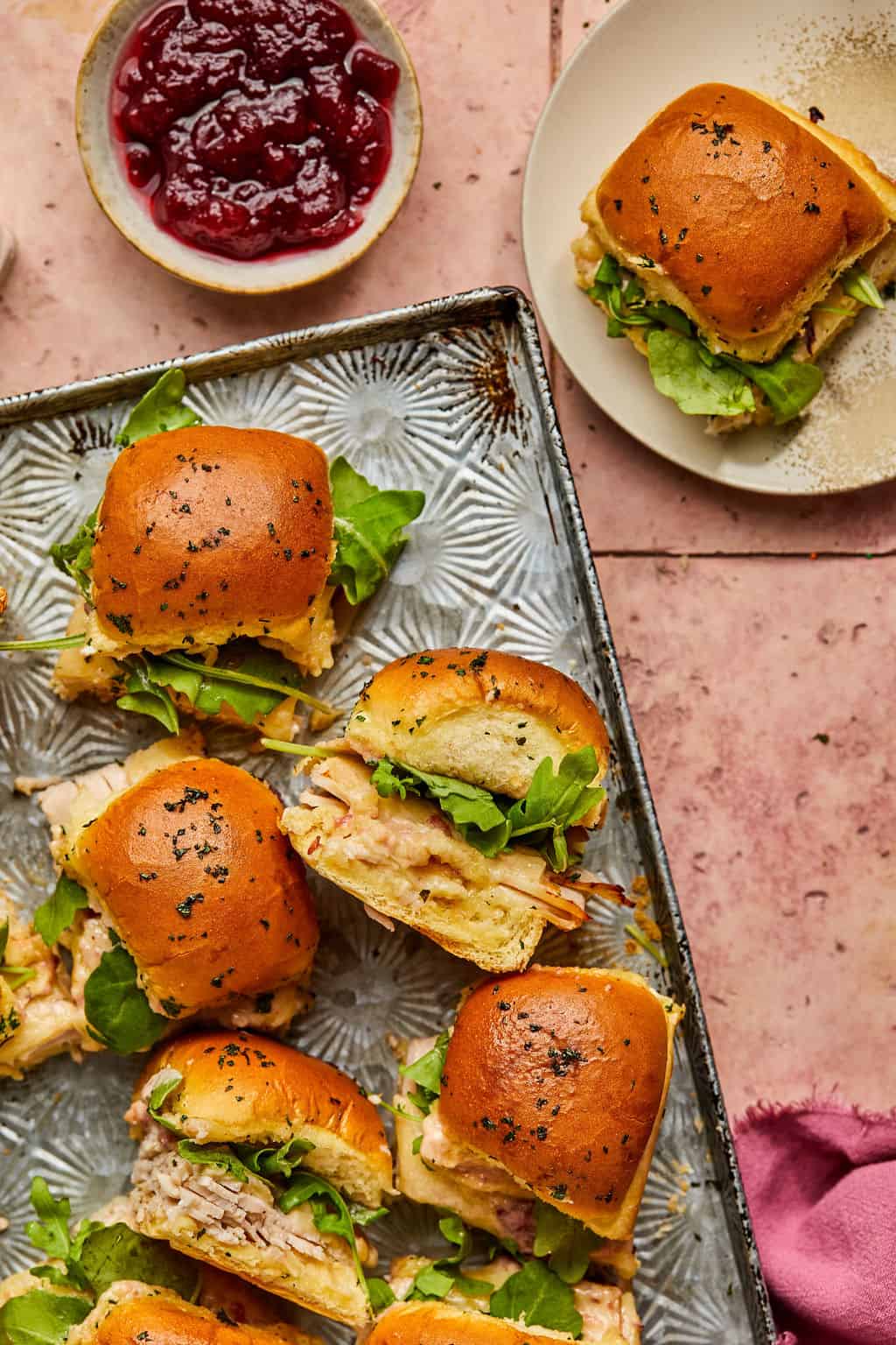 Turkey Sliders with Cranberry Aioli | Lauren Fit Foodie