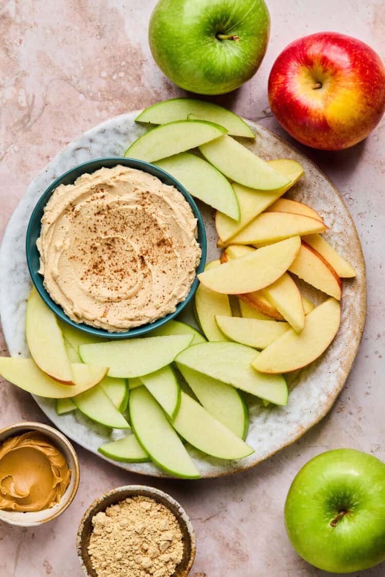 Peanut Butter Protein Fruit Dip (Single-Serve) | Lauren Fit Foodie