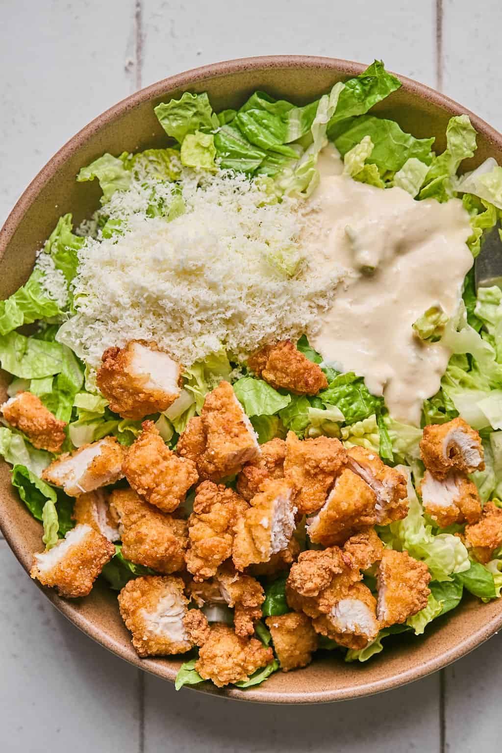 Crispy Breaded Caesar Chicken Wrap | Lauren Fit Foodie