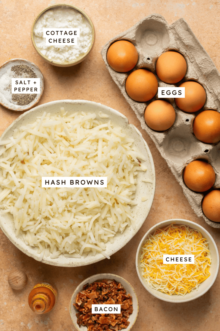 Bacon and Cheese Hash Brown Nests | Lauren Fit Foodie