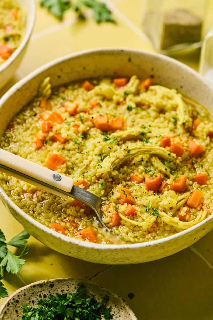 Chicken and Stars Soup (Kid-Friendly) | Lauren Fit Foodie