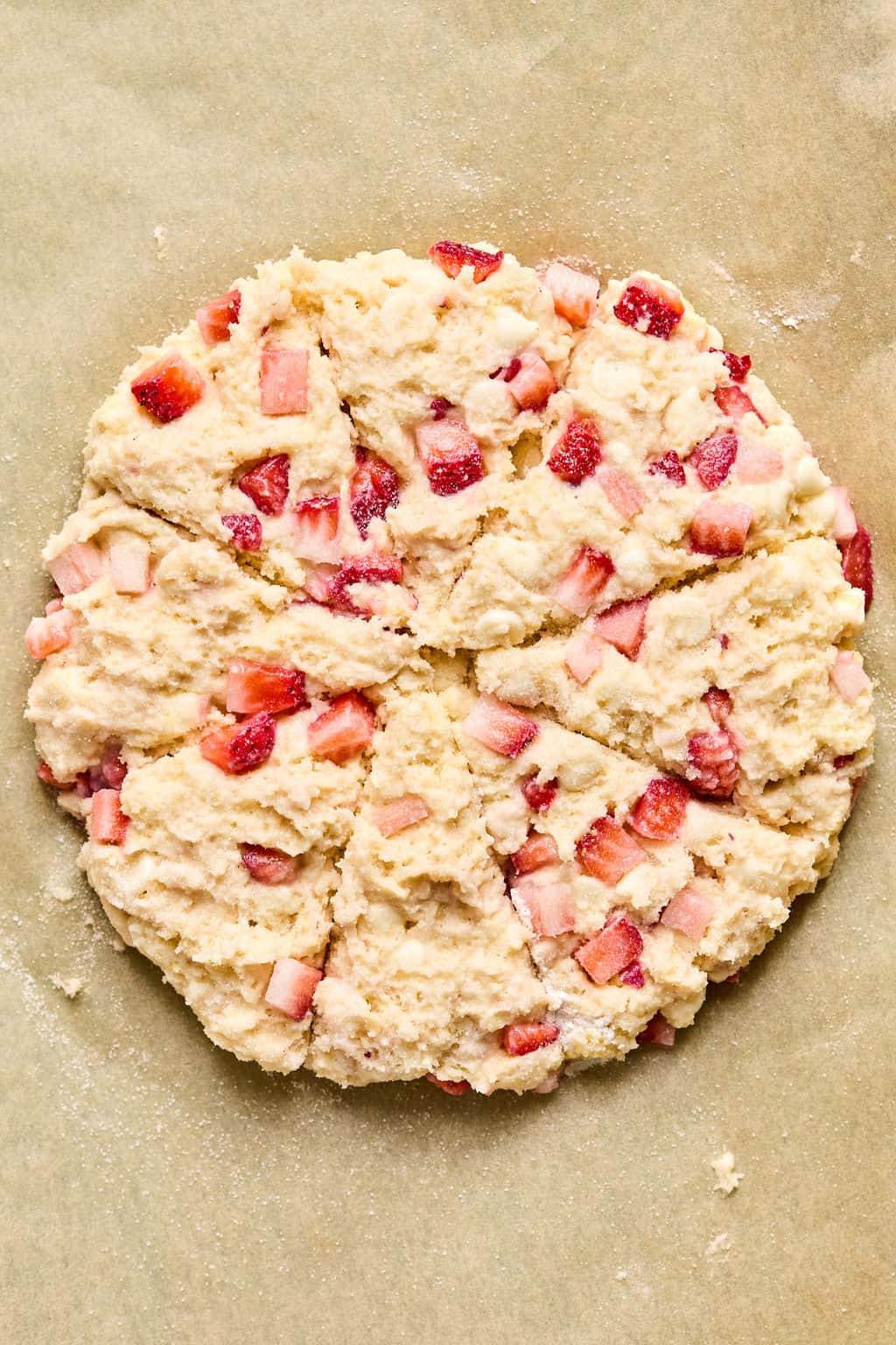 Quick Pancake Mix Scones (Strawberry White Chocolate) | Lauren Fit Foodie