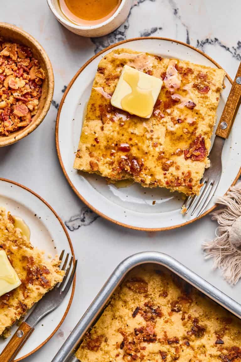 Maple Bacon Pancake Bake (Macro-Friendly) | Lauren Fit Foodie