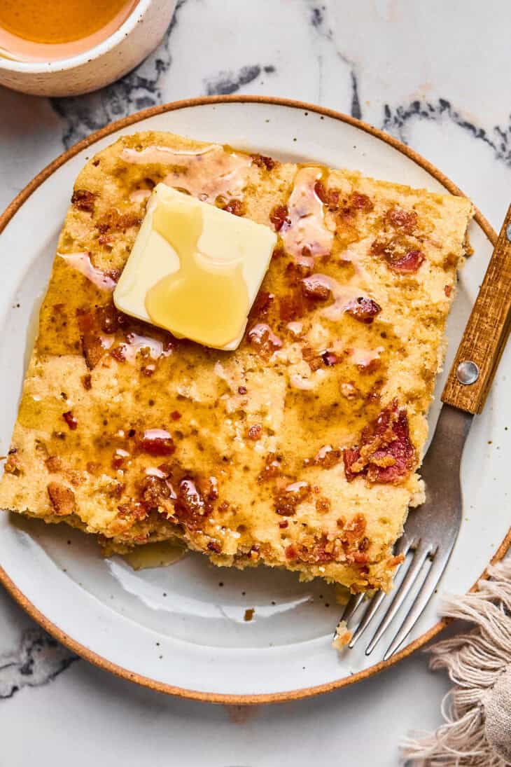 Maple Bacon Pancake Bake (Macro-Friendly) | Lauren Fit Foodie