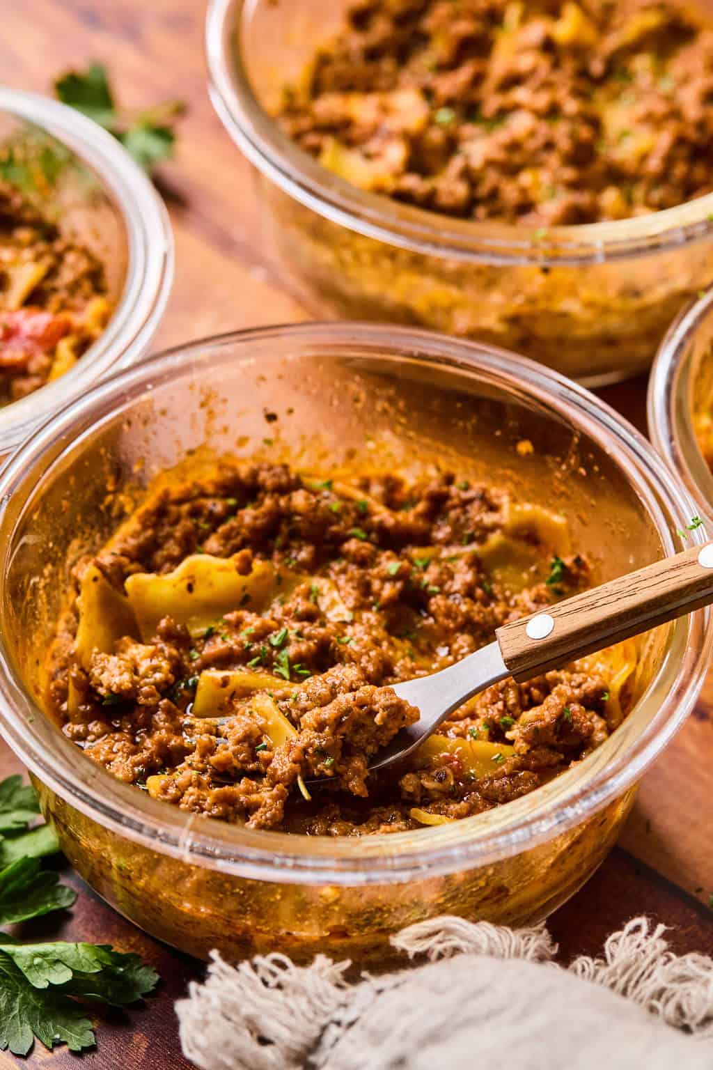 Microwave Lasagna | Lauren Fit Foodie