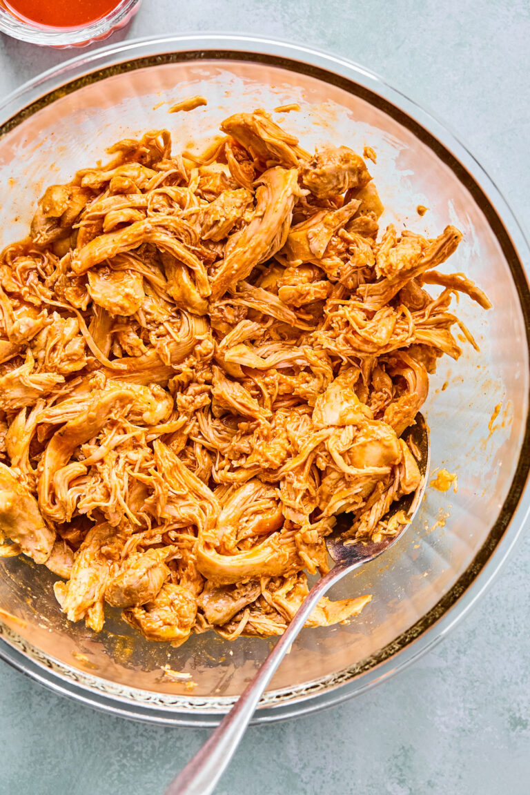 Crockpot Buffalo Chicken and Sweet Potatoes | Lauren Fit Foodie